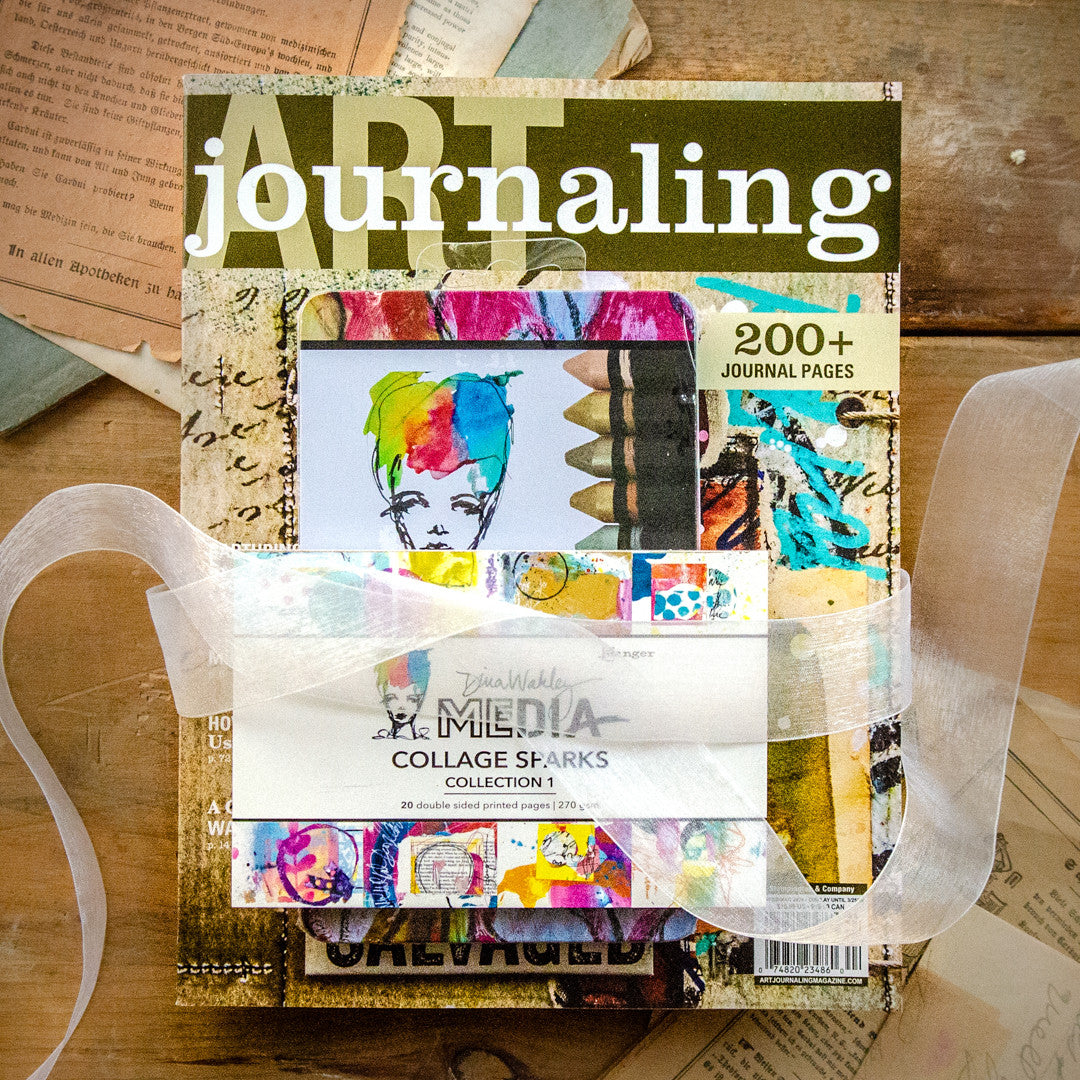 Art Journaling Scribble and Collage Set | Stampington & Company