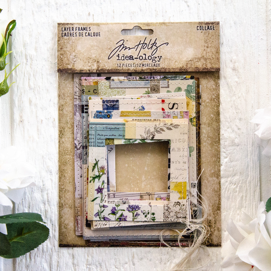 Tim Holtz Idea-ology Collage Layer Frames | Stampington & Company