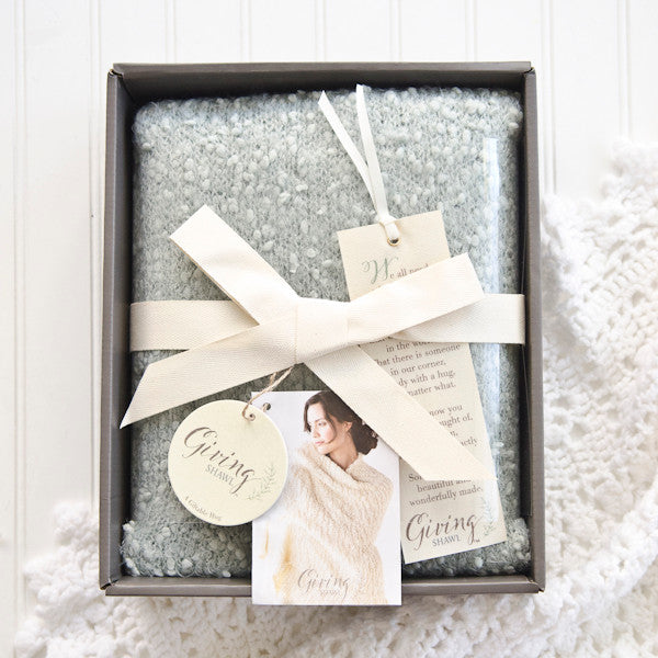 Sage Giving Shawl | Stampington & Company