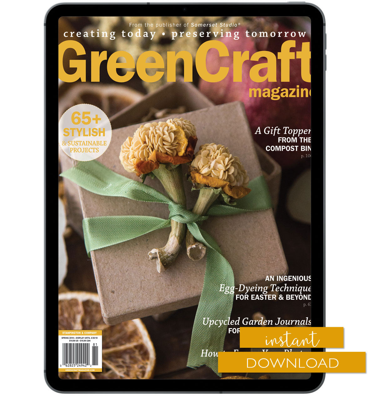 GreenCraft Magazine Spring 2018 Instant Download | Stampington & Company