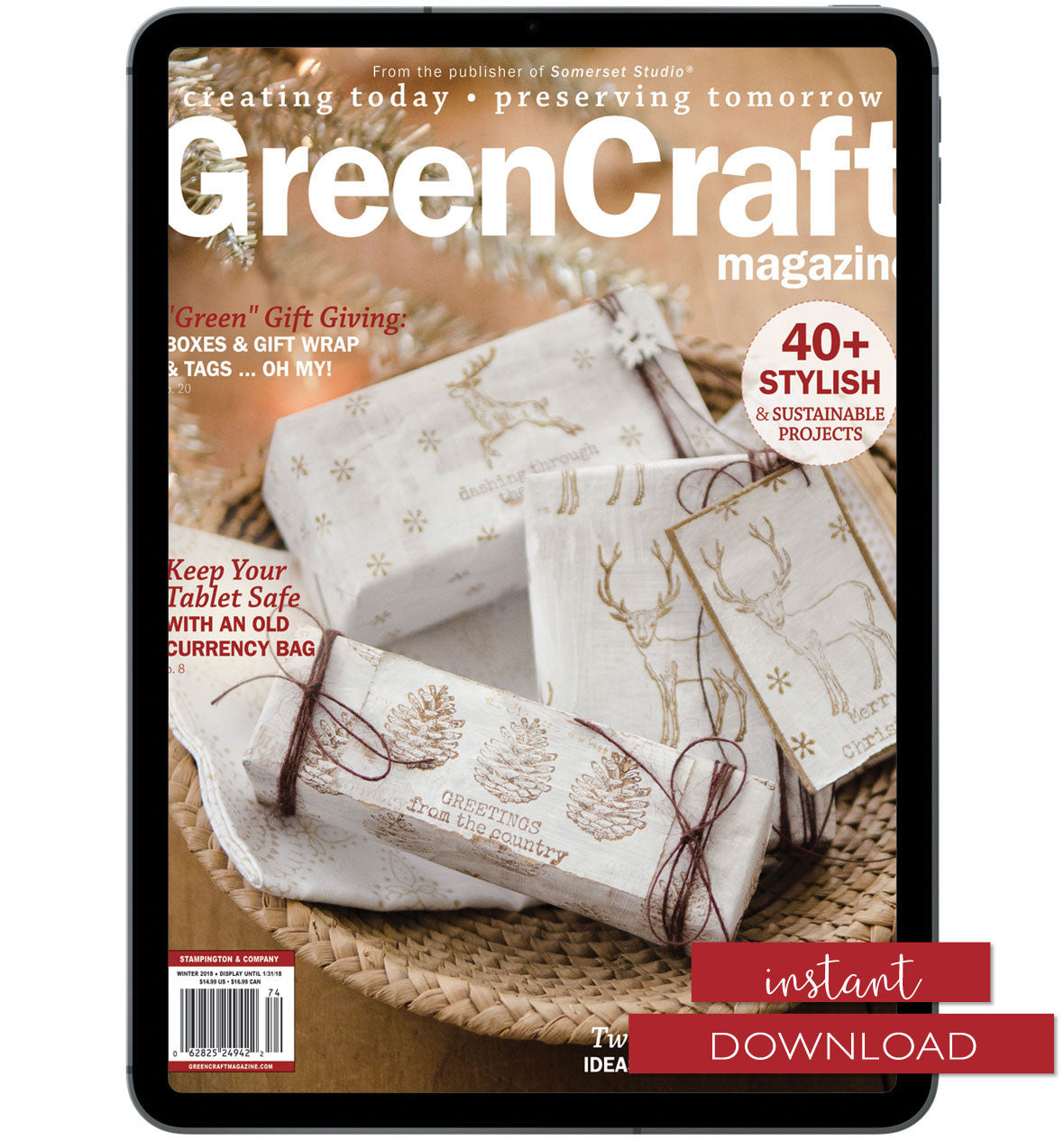 GreenCraft Magazine Winter 2018 | Stampington & Company