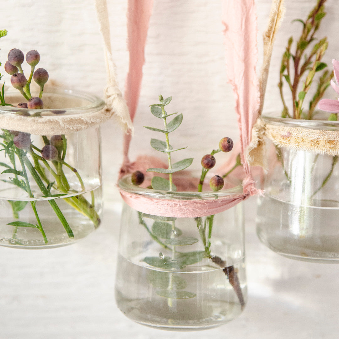 Recycled Yogurt Containers Hanging Wall Decor | Stampington & Company
