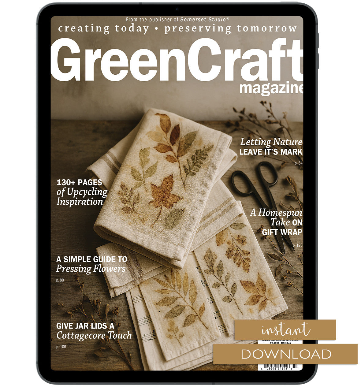 GreenCraft Summer 2025 Instant Download | Stampington & Company