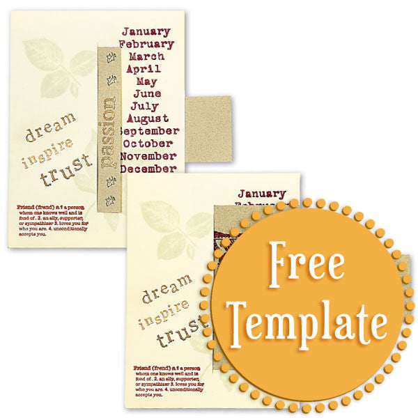 Pull Out Tab Template | Stampington & Company